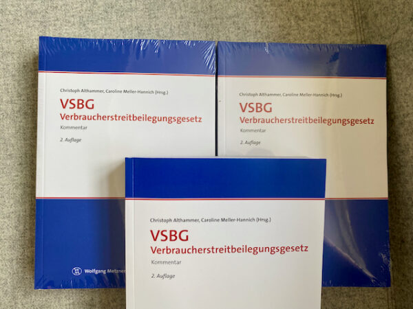 Verbraucherstreitbeilegungsgesetz. Neuauflage zur Kommentierung des ...